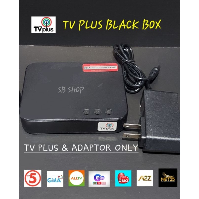 TV PLUS BLACK BOX AND ADAPTOR ONLY | Shopee Philippines
