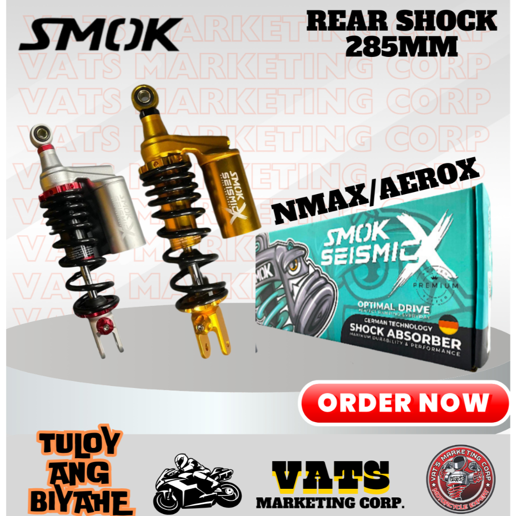 SMOK REAR SHOCK FOR NMAX/AEROX 280MM | Shopee Philippines