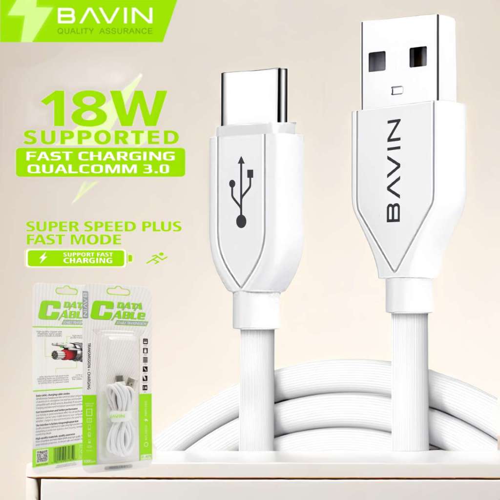 Bavin Cable CB071 0.5/1/1.5/2 M 18W Fast Charging Data Usb Cable For Micro Type C Iph Charger ...