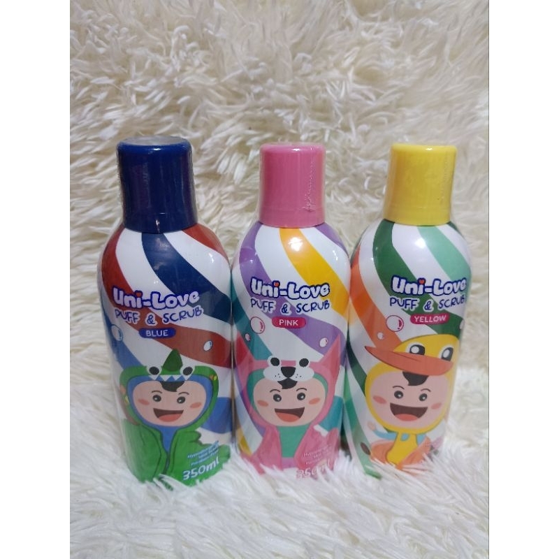 UNILOVE PUFF AND SCRUB 350 ML | Shopee Philippines