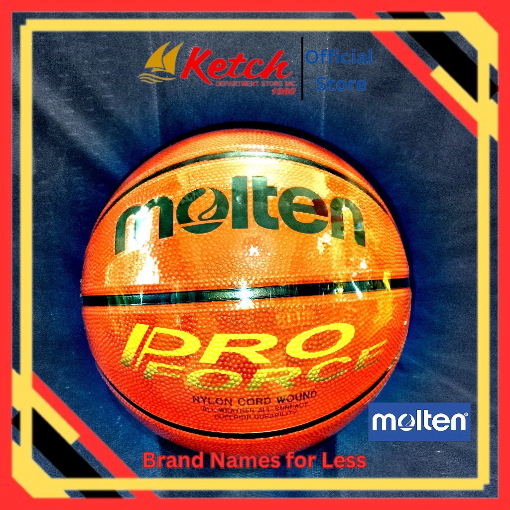 MOLTEN BASKETBALL RUBBER PRO FORCE | Shopee Philippines