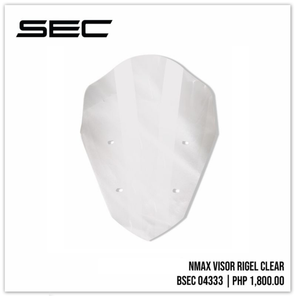 Sec Visor for Motorcycle Nmax Visor - Rigel Clear (BSEC-04333) | Shopee ...