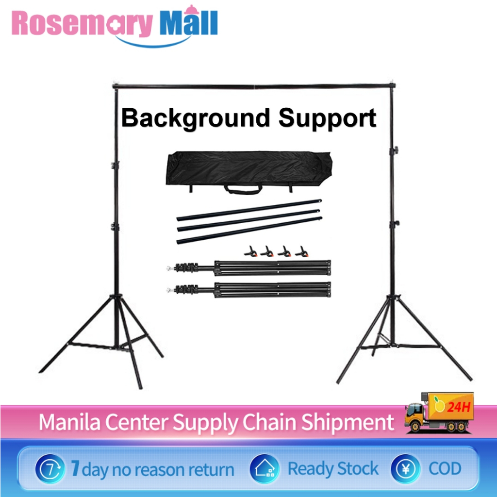200cm x 200cm Heavy Duty Background Stand Adjustable Backdrop Support ...
