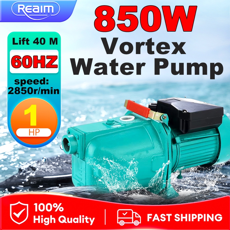 REAIM Booster Pump Water Pump Jet Pump 1HP Jetmatic Water Pump 850W ...
