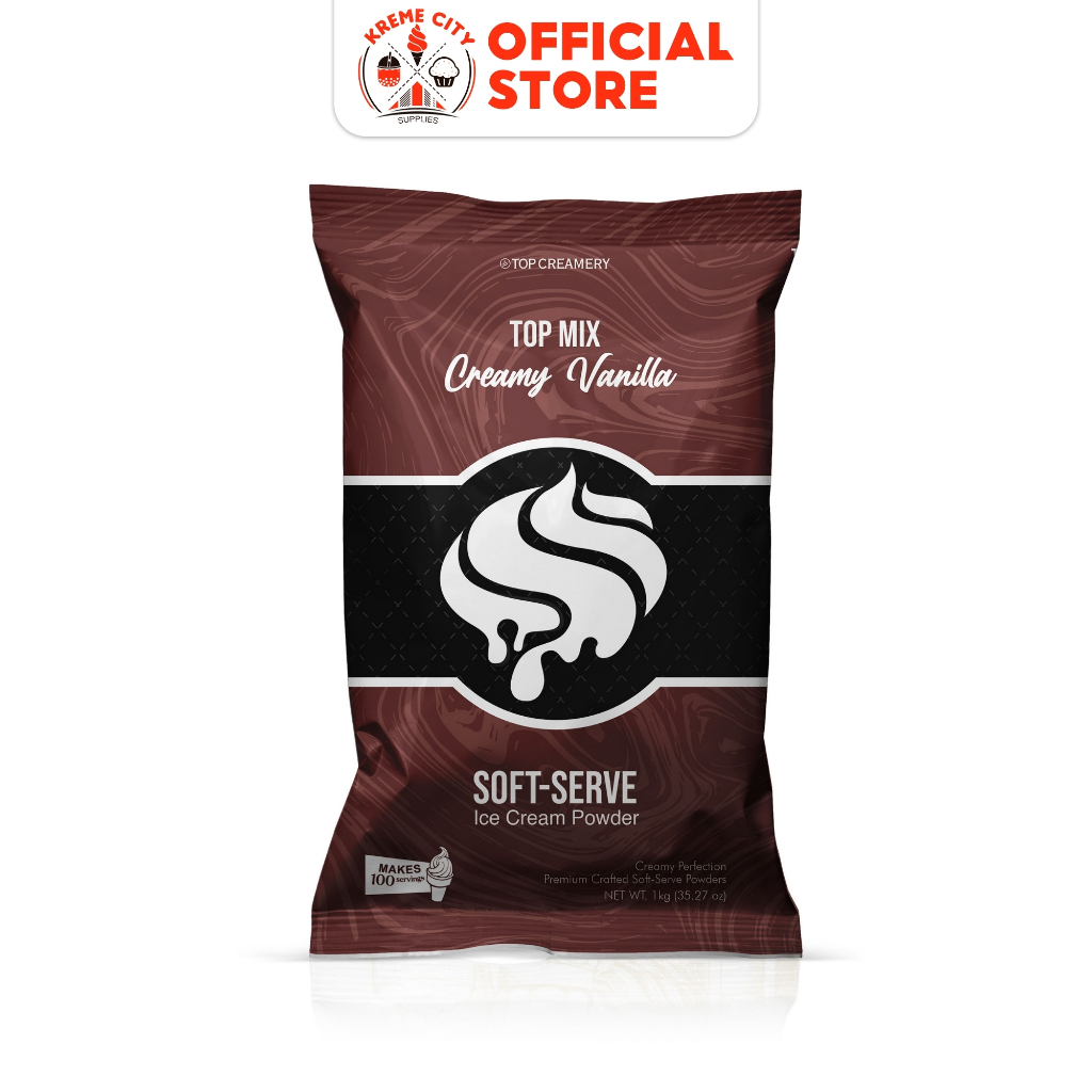 TOP Creamery Topmix Creamy Vanilla Soft Serve Ice Cream Powder Premix ...