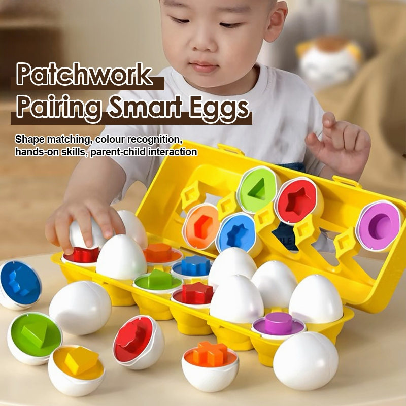 Egg Shape Matching Toy Children's Early Education Educational Toy Gift ...