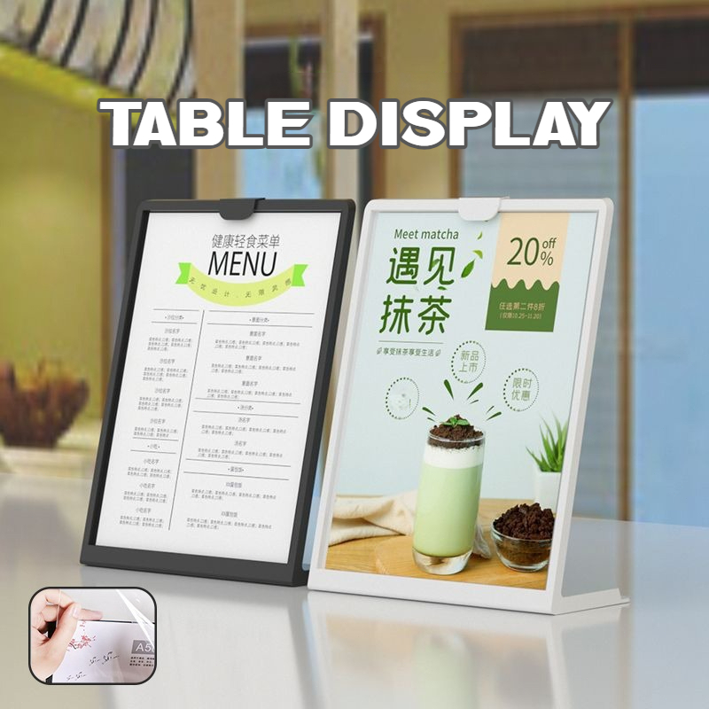 Acrylic Restaurant Desktop Display Billboard Milk Tea Shop Menu Price ...