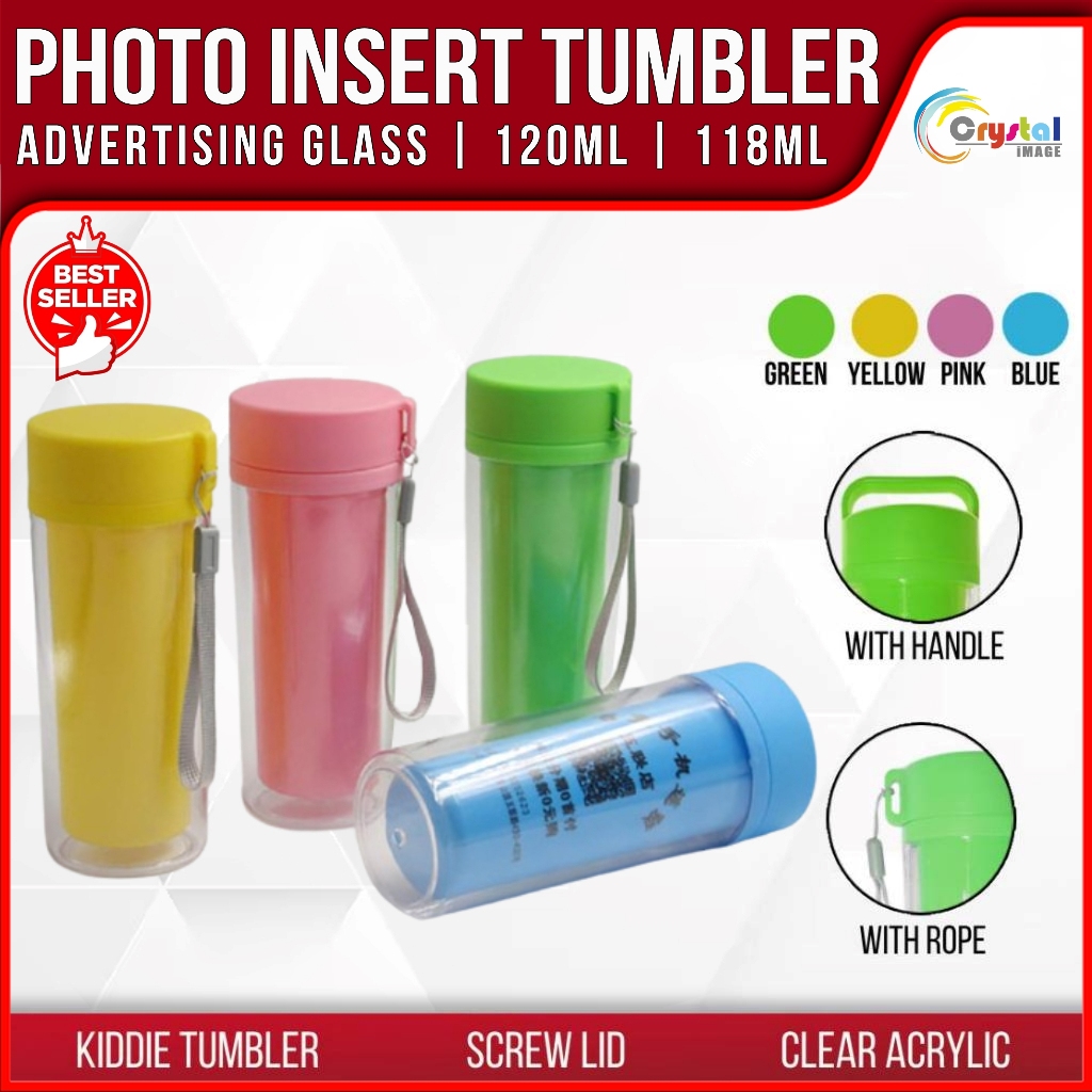 Photo Insert Tumbler 120ml | 118ml Gift Ideas Personalized DIY Tumblers ...