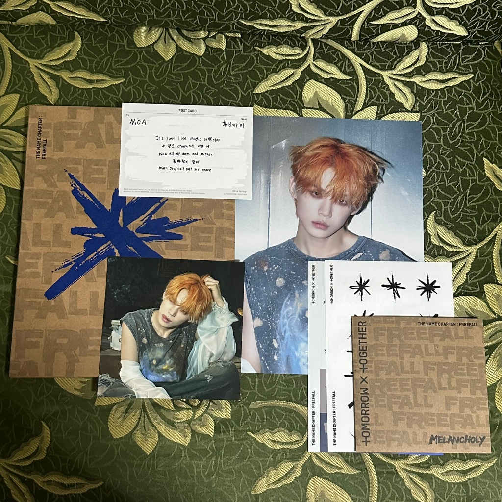 OFFICIAL TXT THE NAME CHAPTER: FREEFALL MELANCHOLY UNSEALED YEONJUN ...