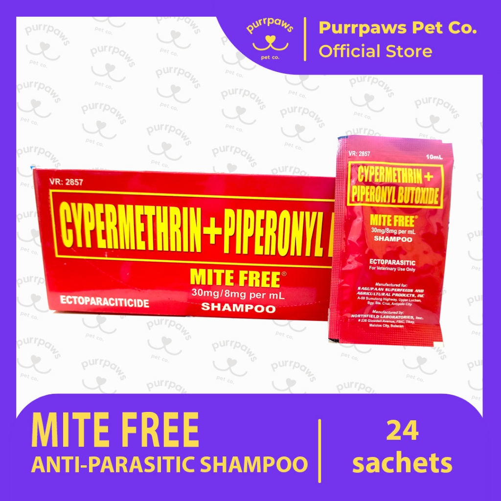 MITE FREE Shampoo for GameFowl ( 24 x 10ml) sold per box | Shopee ...