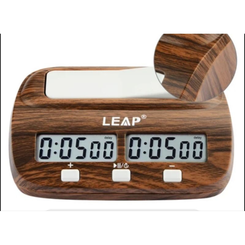 LEAP CHESS CLOCK (wood grain design) | Shopee Philippines