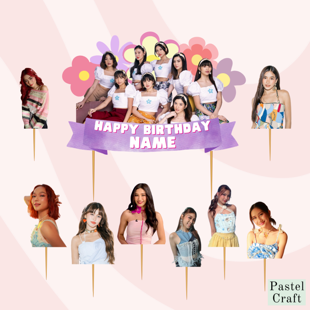 Bini Customized Cake Topper for Birthday Party / Events / Celebrations ...