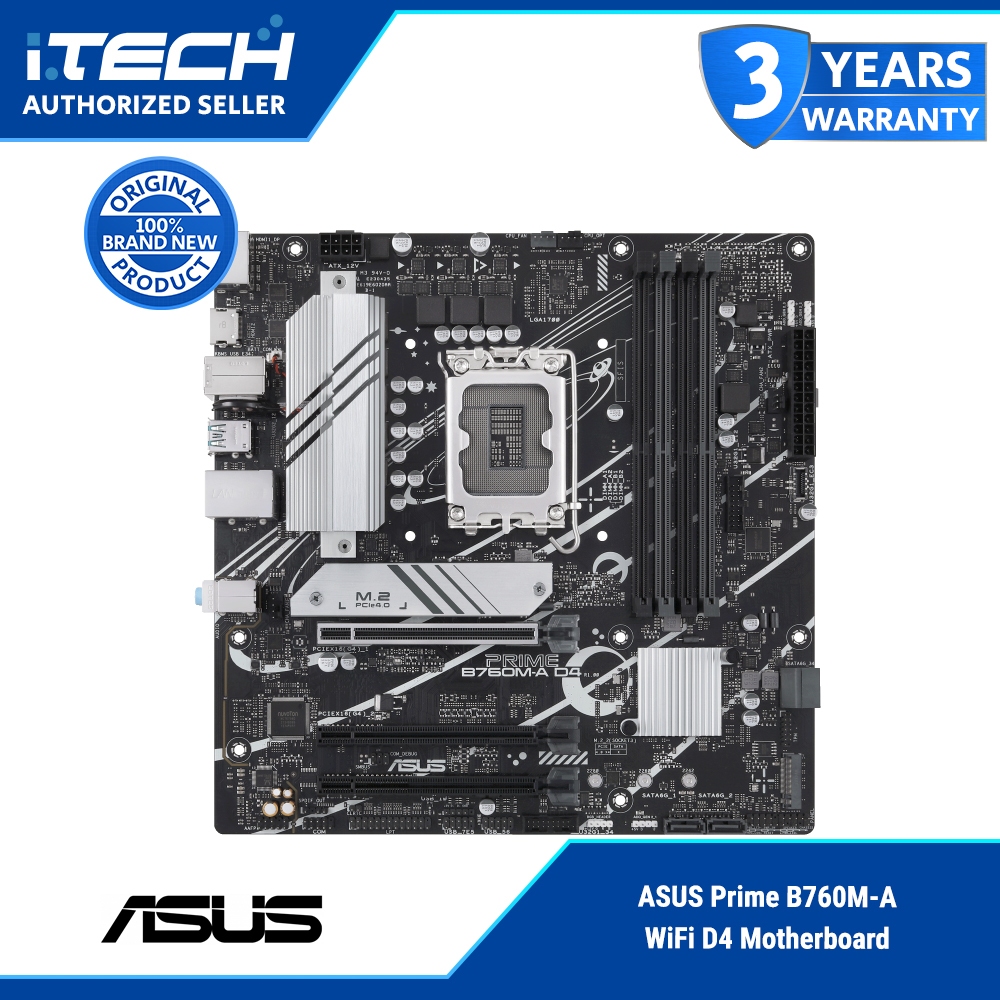 ASUS Prime B760M-A WiFi D4 Motherboard | Shopee Philippines
