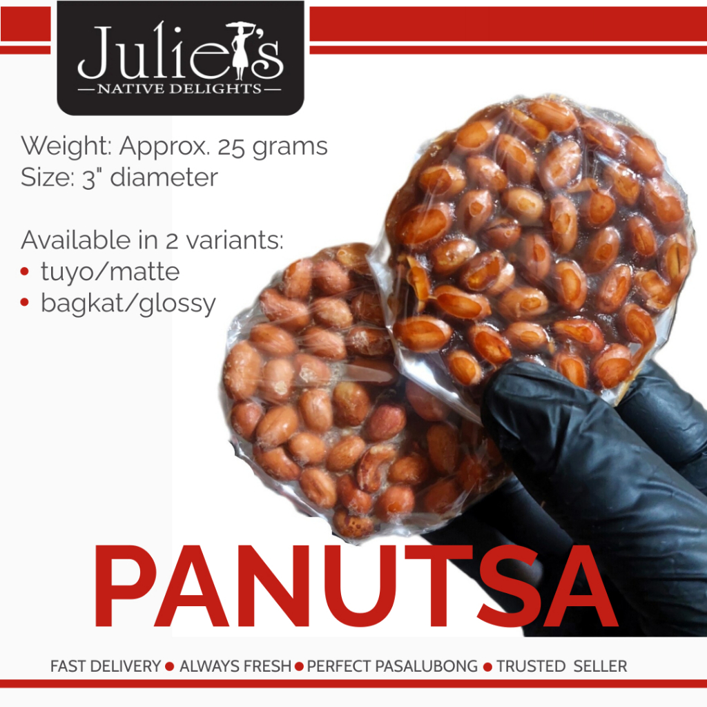 (choose J&T) Juliet's Native Delights Panutsa (25g) | Shopee Philippines