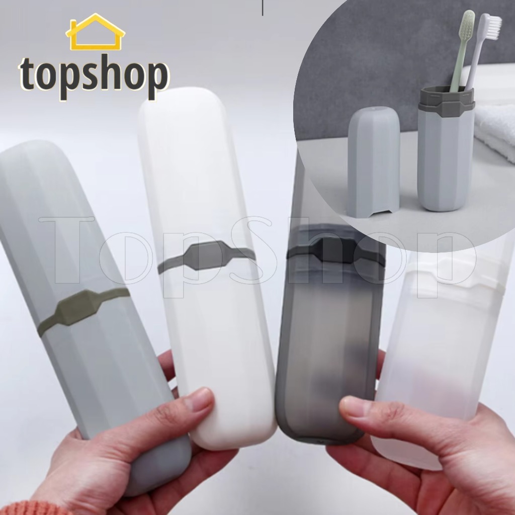 TOPSHOP 1pc Toothbrush Holder Travel, 20*5.5cm Portable Toothbrush Case ...
