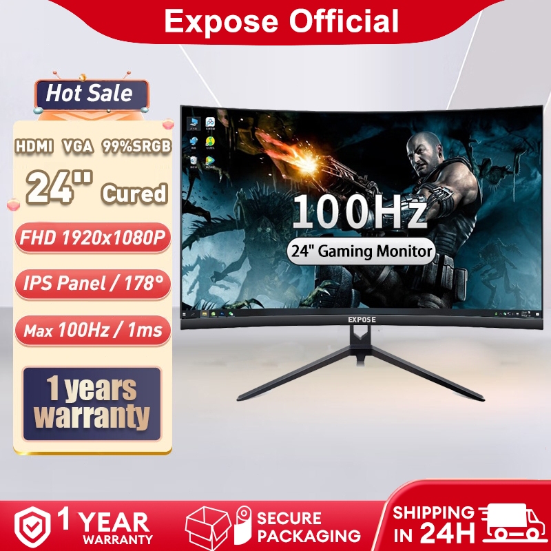 EXPOSE 27 inch Gaming Monitor 165Hz/144Hz Desktop PC Compute 24'' IPS ...