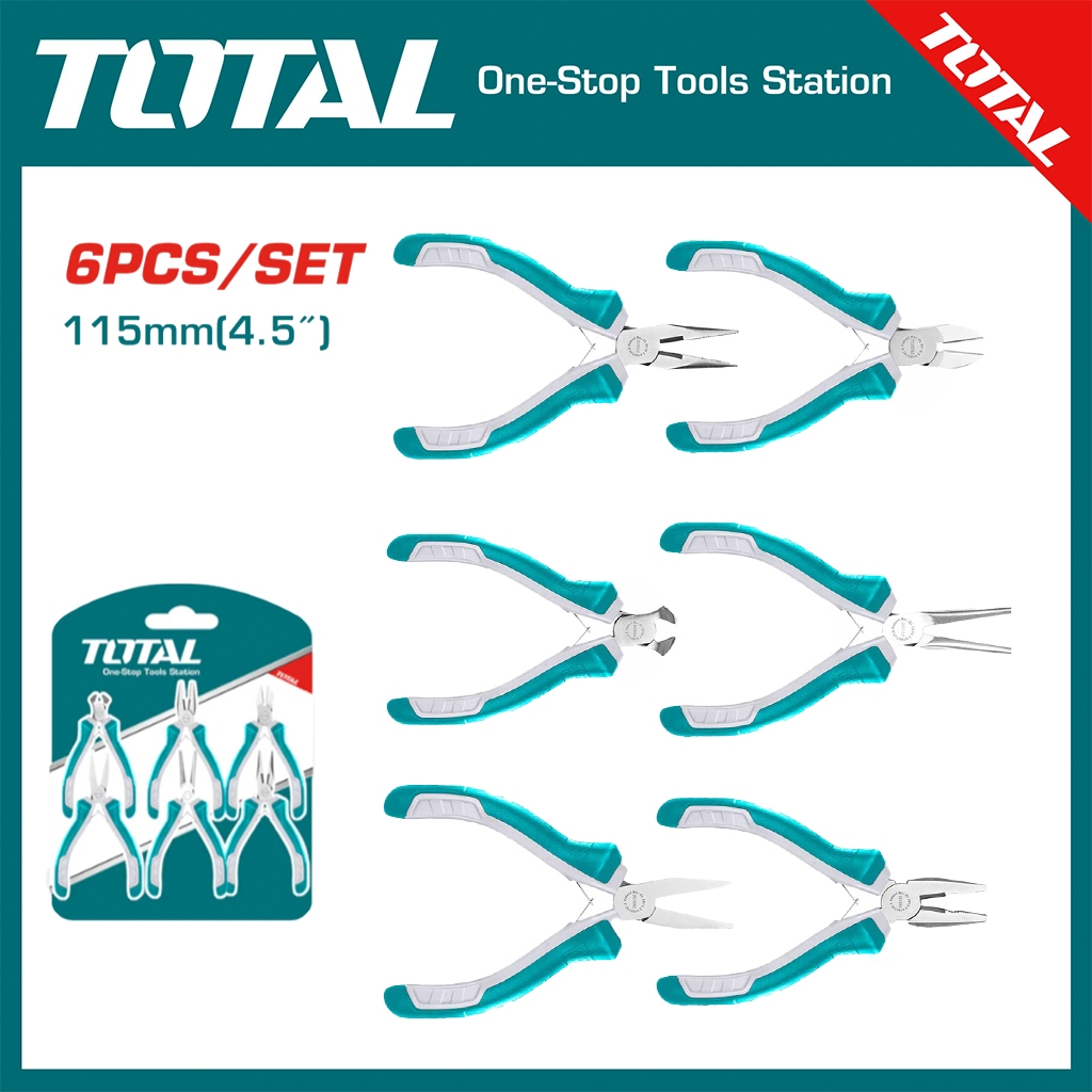Total THT1K0511 6pcs Mini Pliers Set Super Select Tool Pliers | Shopee ...