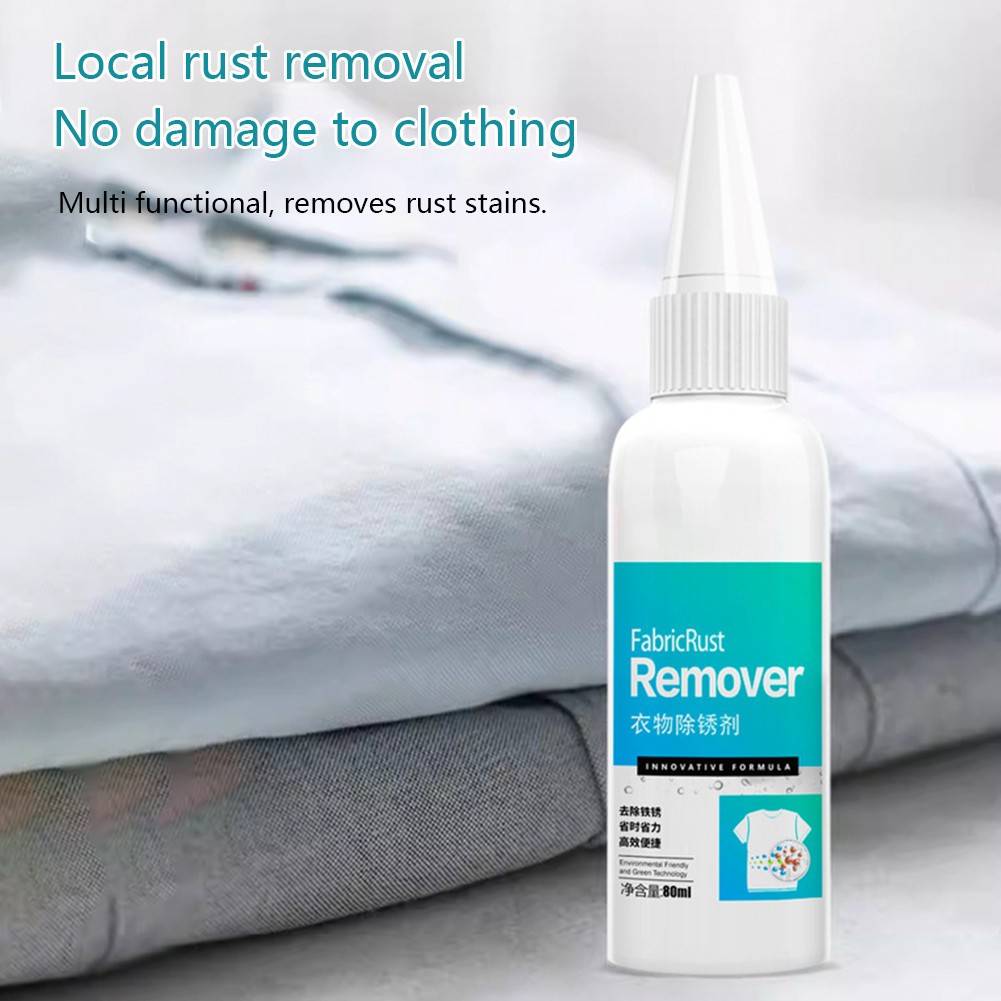 Fabric Rust Stain Remover Clothes Cleaner Drop Clothing Cleansing Rust ...