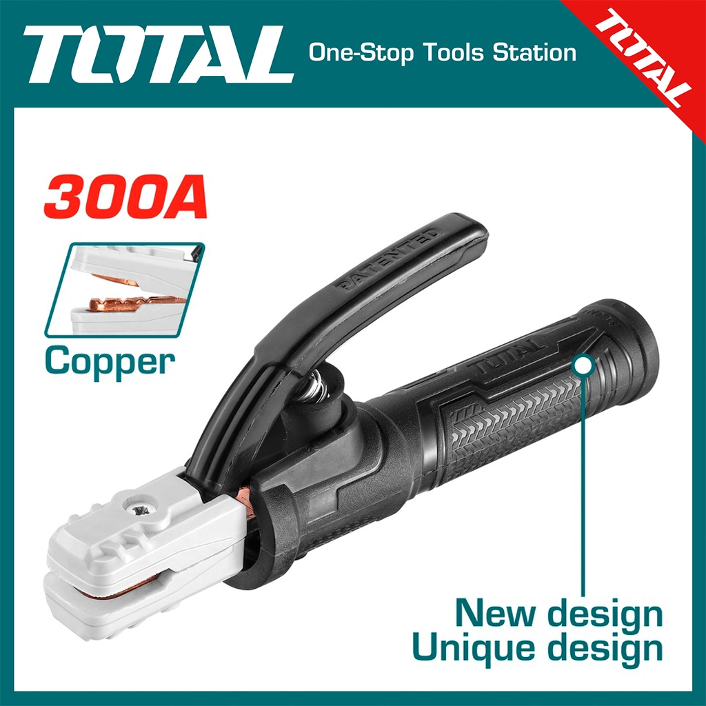 TOTAL Electric Welding Tongs 300A/500A Welding Holder Electrode Welding ...