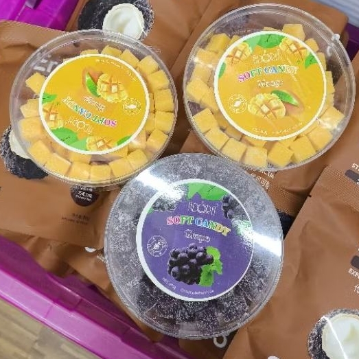 Mango / Grape Gummy Cubes Sweet Snack | Shopee Philippines