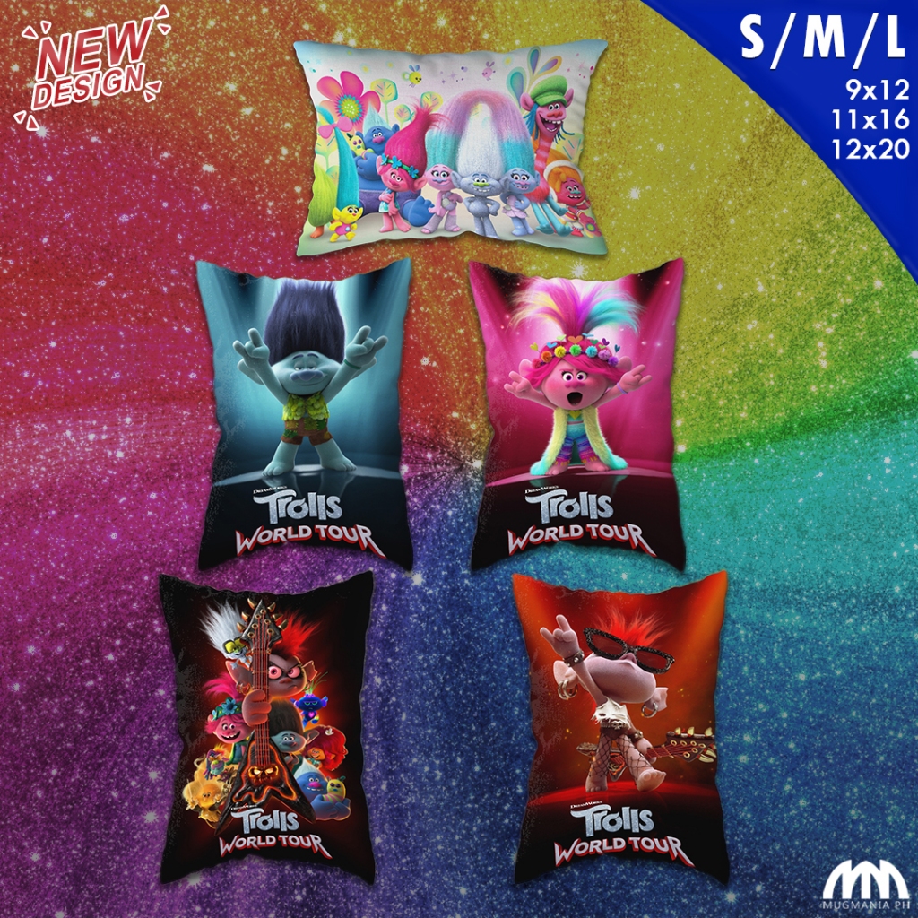 TROLLS Pillow - Mugmania - Trolls Characters Pillows (Available in 3 ...