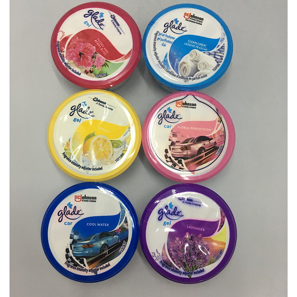 Glade Mini Gel Air Freshener 70g Lavender / Lemon / Peony / Floral ...