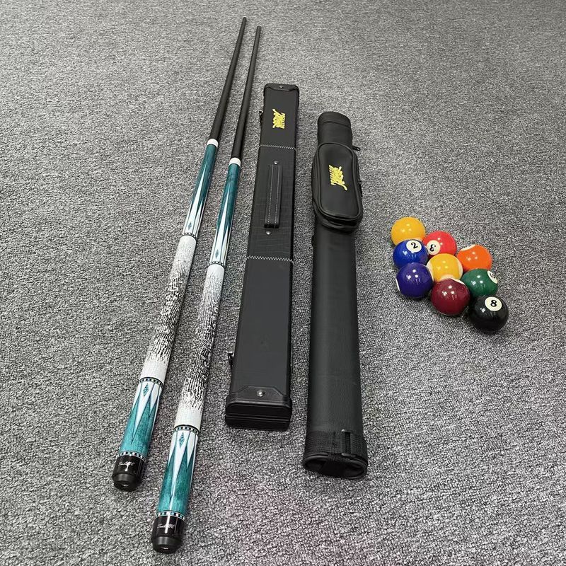 Billard cue set Carbon Fiber Pool Cue, Lizard Grip, Quick-toothed ...