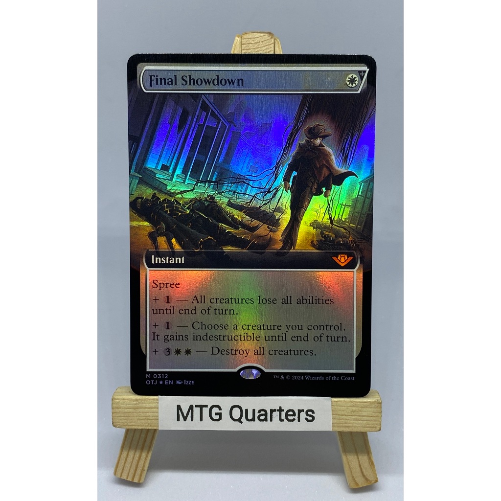 MTG Proxy Card - Final Showdown (Extended Art Foil) | Outlaws of ...