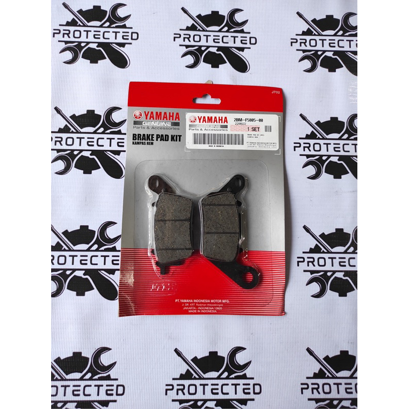 Yamaha All Mio/Aerox/Nmax Front Brake Pad Genuine (Original) | Shopee ...