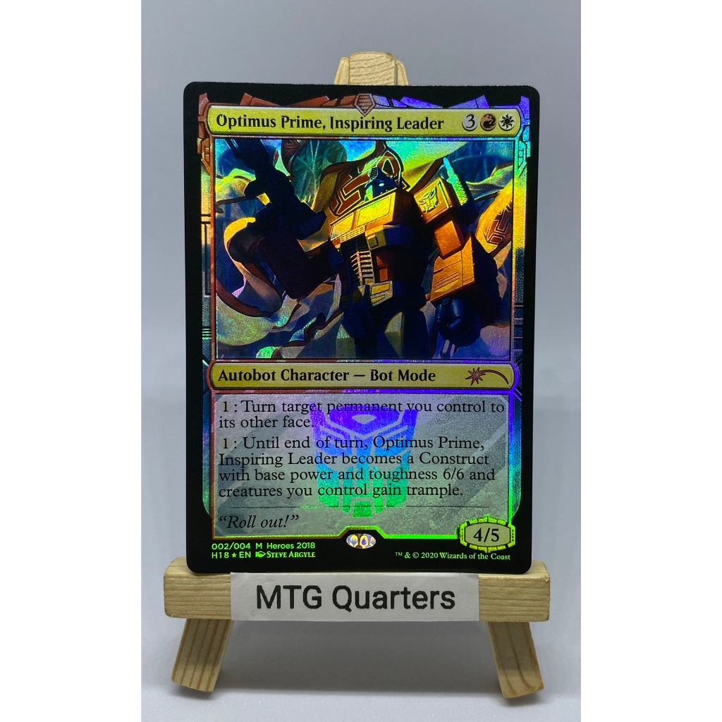 Pr0xy Card - Optimus Prime, Inspiring Leader (Foil) | 2018 Heroes of ...