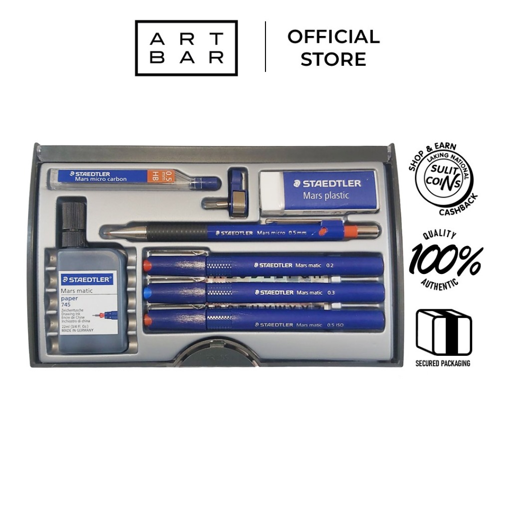 Staedtler Technical Pen 700 235 College Set - Art Bar | Shopee Philippines