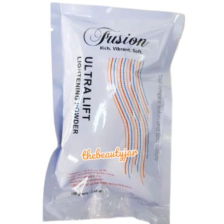 Fusion ultra lift hair lightening bleaching powder sachet 100g | Shopee ...