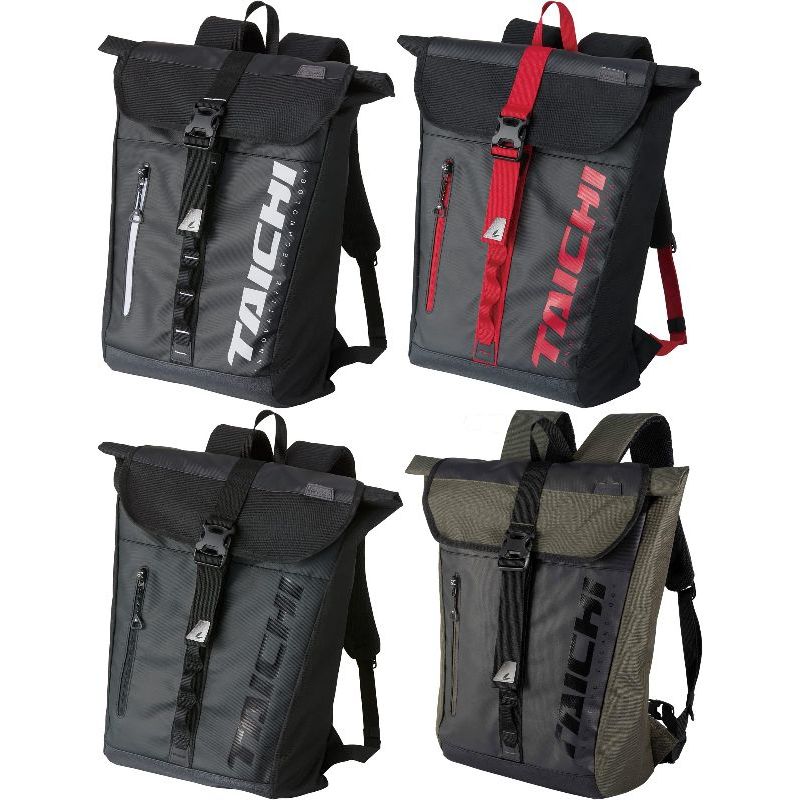 RS TAICHI [RSB278] WP Backpack Waterproof Black/White Capacity: 25L ...