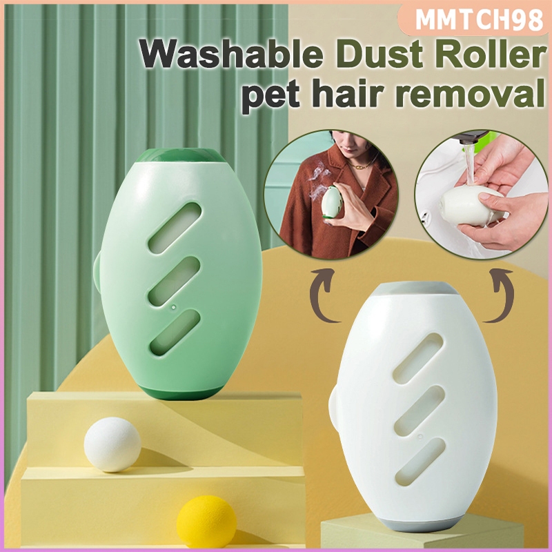Washable Clothes Dust Roller sticky Hair Remover Recycling Silicone ...