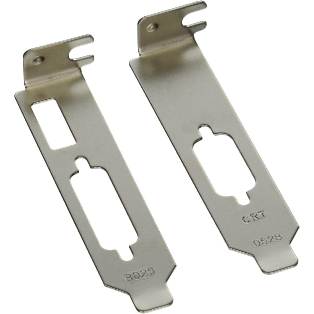 Video Card Low Profile Bracket Set with HDMI VGA and DVI GPU LP ...