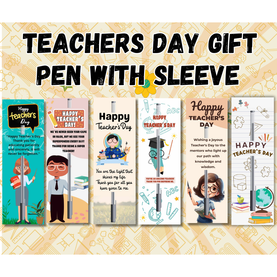Teachers Day gift set (Pen with Sleeve) affordable | Shopee Philippines