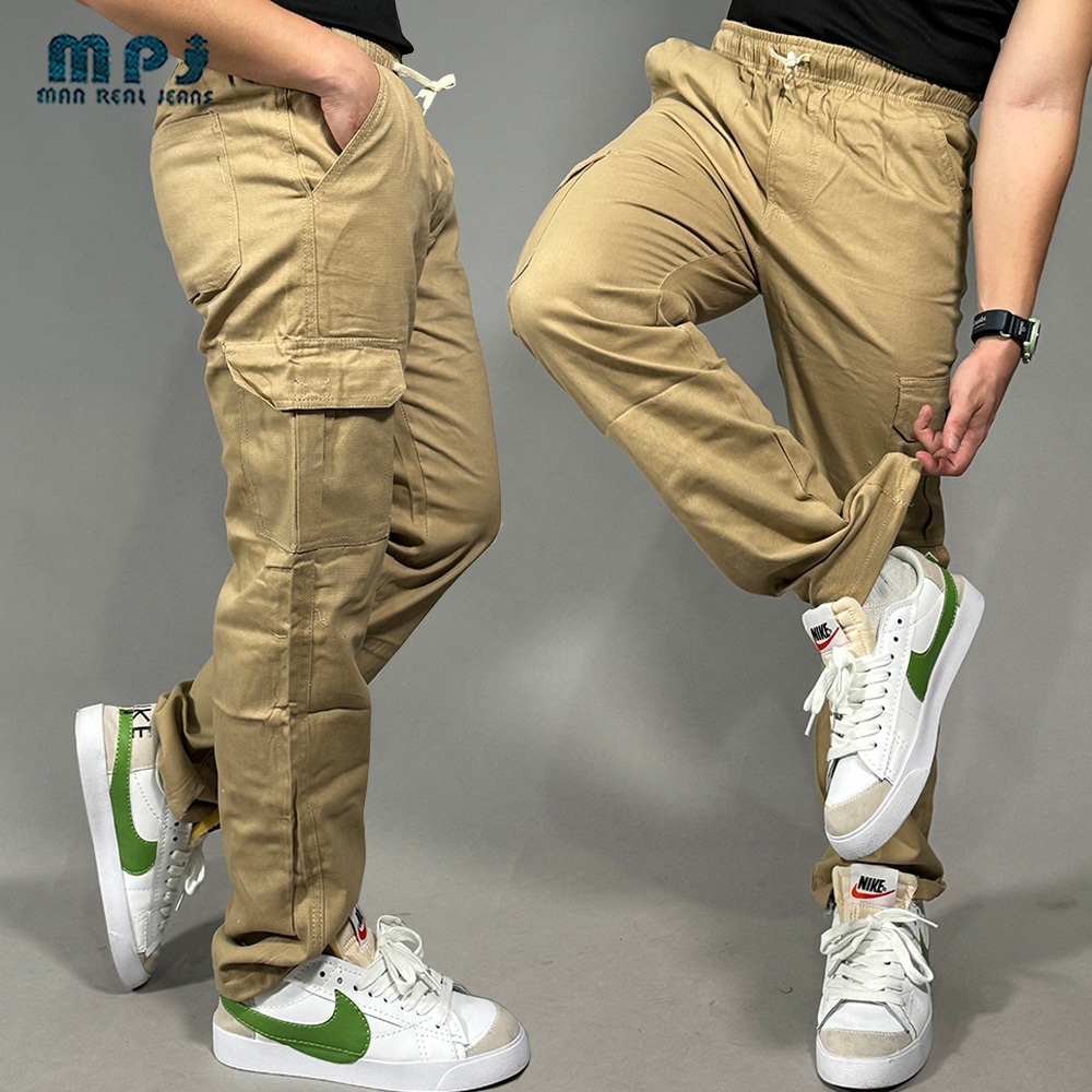 MPJ Men's Casual Multi-pocket Cargo Pants, Chic Cargo Pants, Drawstring ...