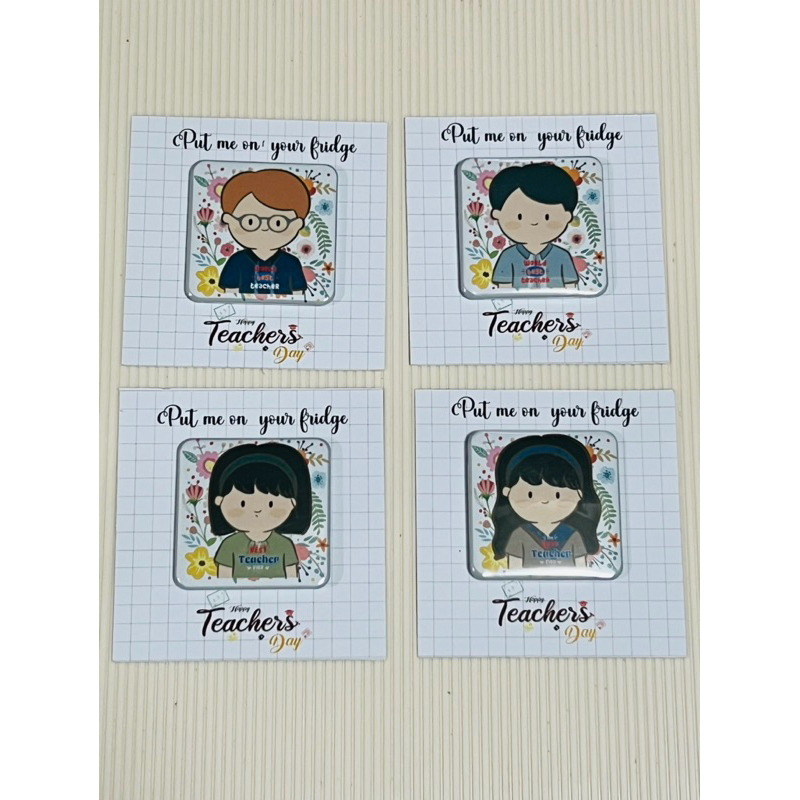 TEACHERS DAY SQUARE REF MAGNET | Shopee Philippines