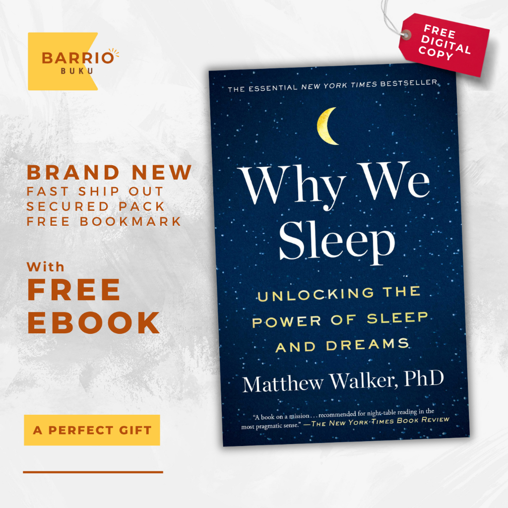 Why We Sleep by Matthew Walker - with free digital copy/Ebook | Shopee ...