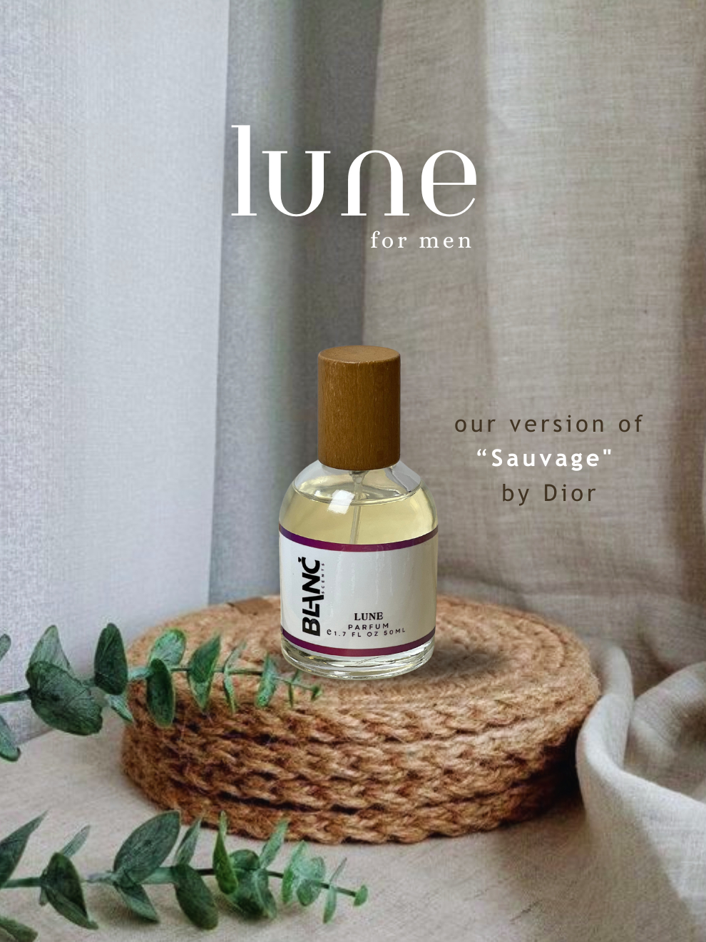 Lune - Blanc Scents Perfume Long lasting Fragrance Oil based Parfum for ...