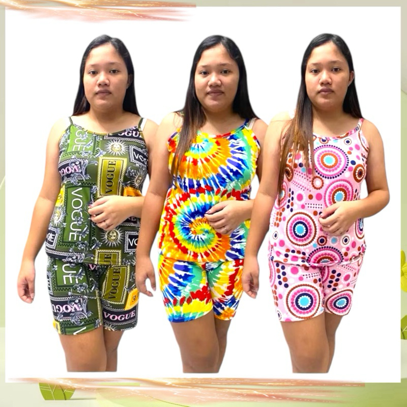 Spaghetti terno short for women fashion | Shopee Philippines