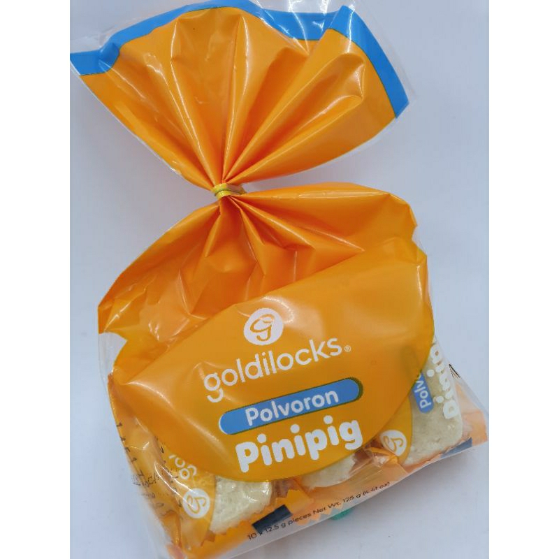 GOLDILOCKS Polvoron Pinipig Pkg. 10 pcs. (125g) 4.41oz Pasalubong ...
