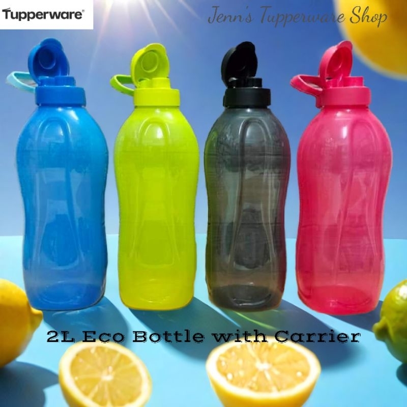 Tupperware Eco Bottle 2L with Carrier Dringking Water Bottle | Shopee ...