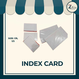 Shop index card 1/8 for Sale on Shopee Philippines