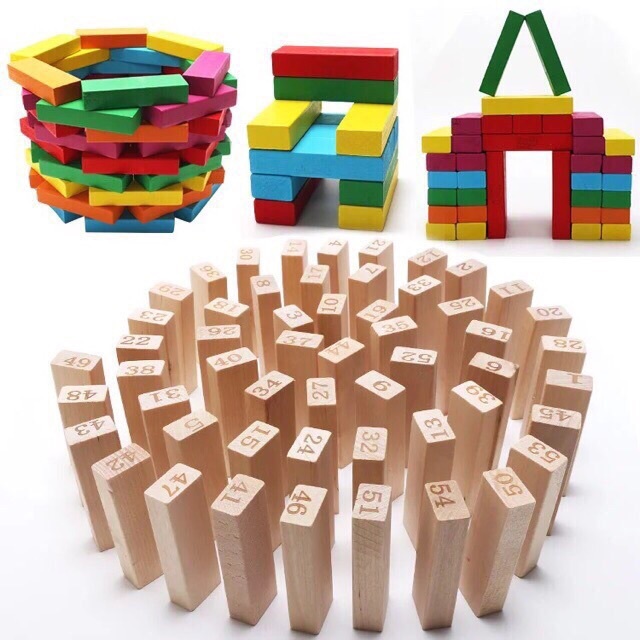 JLT Big Size Wooden Building Blocks | Shopee Philippines