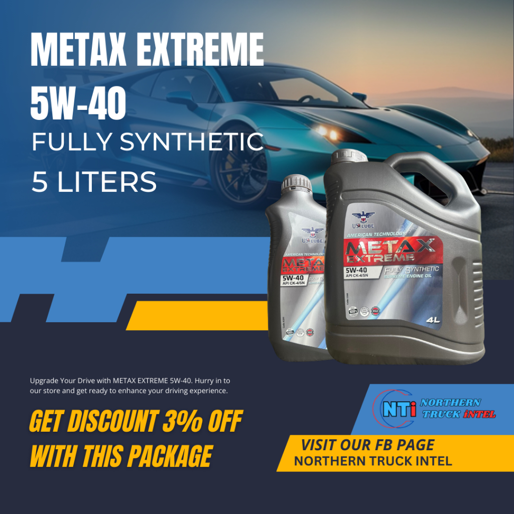 US LUBE METAX EXTREME 5W-40 API CK - 4/SN 5L FULLY SYNTHETIC Supreme ...