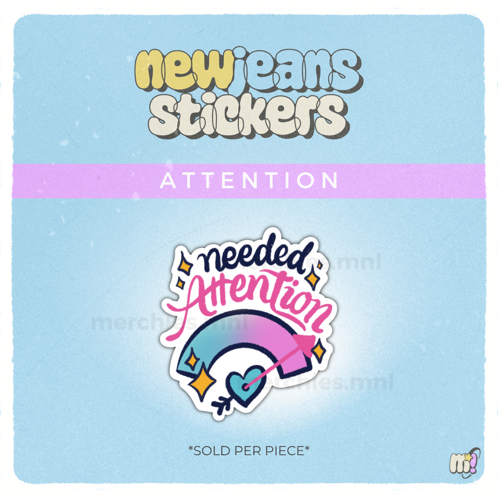 NewJeans MERCHIES Doodle Delight Sticker Collection NWJNS 001 Vinyl ...