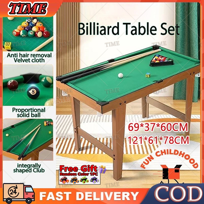 47x30 Inche Mini Billiard Table For Kids Wooden Tabletop Pool Table Set ...