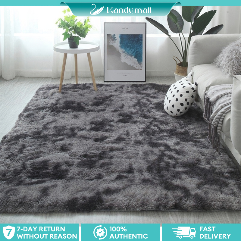 Fur Carpet Thickened Soft Fluffy Carpet Bedroom/Living room carpets Rug ...