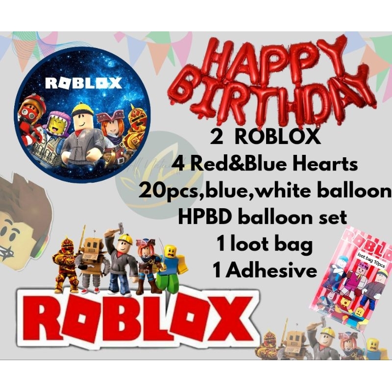 Roblox theme set roblox party set balloon roblox theme roblox balloon ...